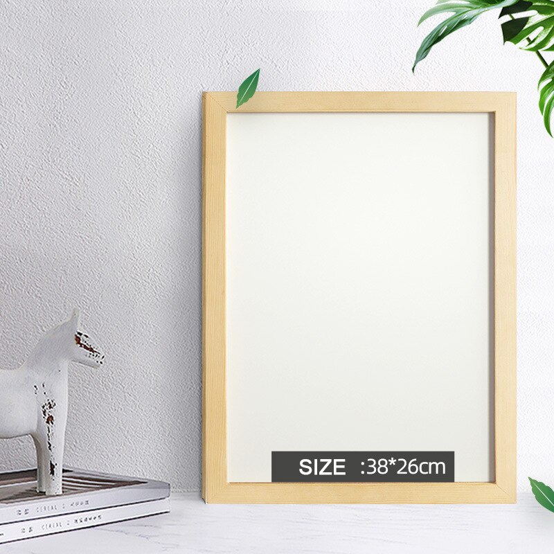 38×26CM Solid Wood Photo Frame Thickened 8K DIY Wa... – Grandado