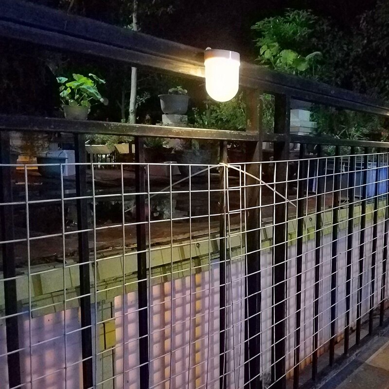 Hage gjerde lys solar gatelys utendørs solar hage ... – Vicedeal