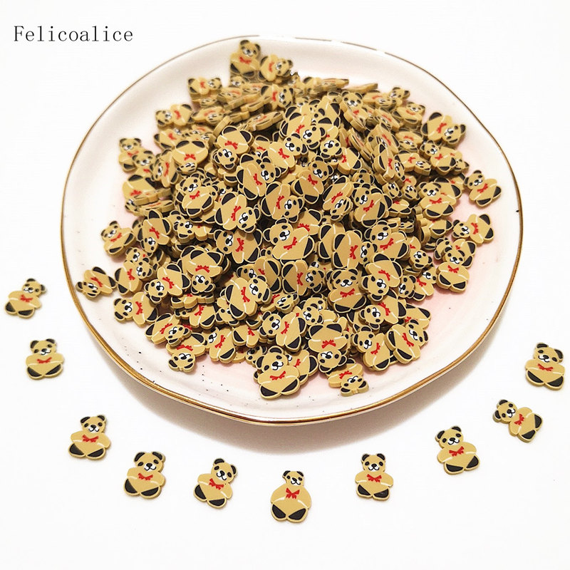 20g Bear Polymer Soft Clay Sprinkles Animal Tiny C... – Vicedeal
