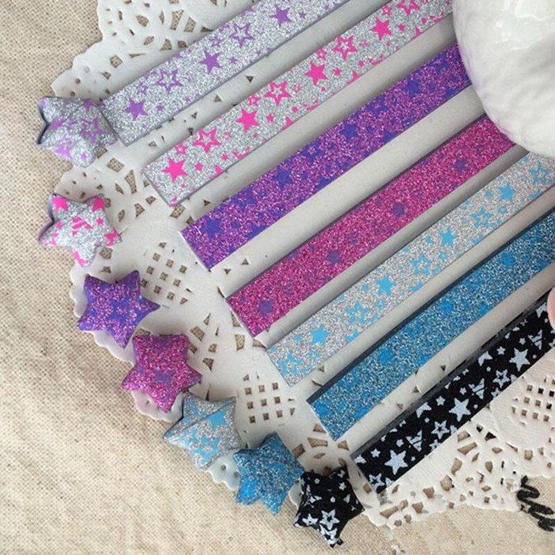 108pcs Origami Lucky Star Paper Night Lights Lumin... – Grandado