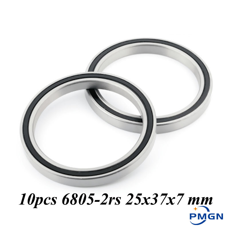 10 Pcs ABEC-5 6805-2RS 6805RS 6805 2RS Rs 25X37X7 ... – Grandado