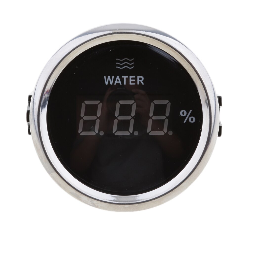 Chrome Marine Digitale Water Niveau Gauge Met Zilv... – Grandado