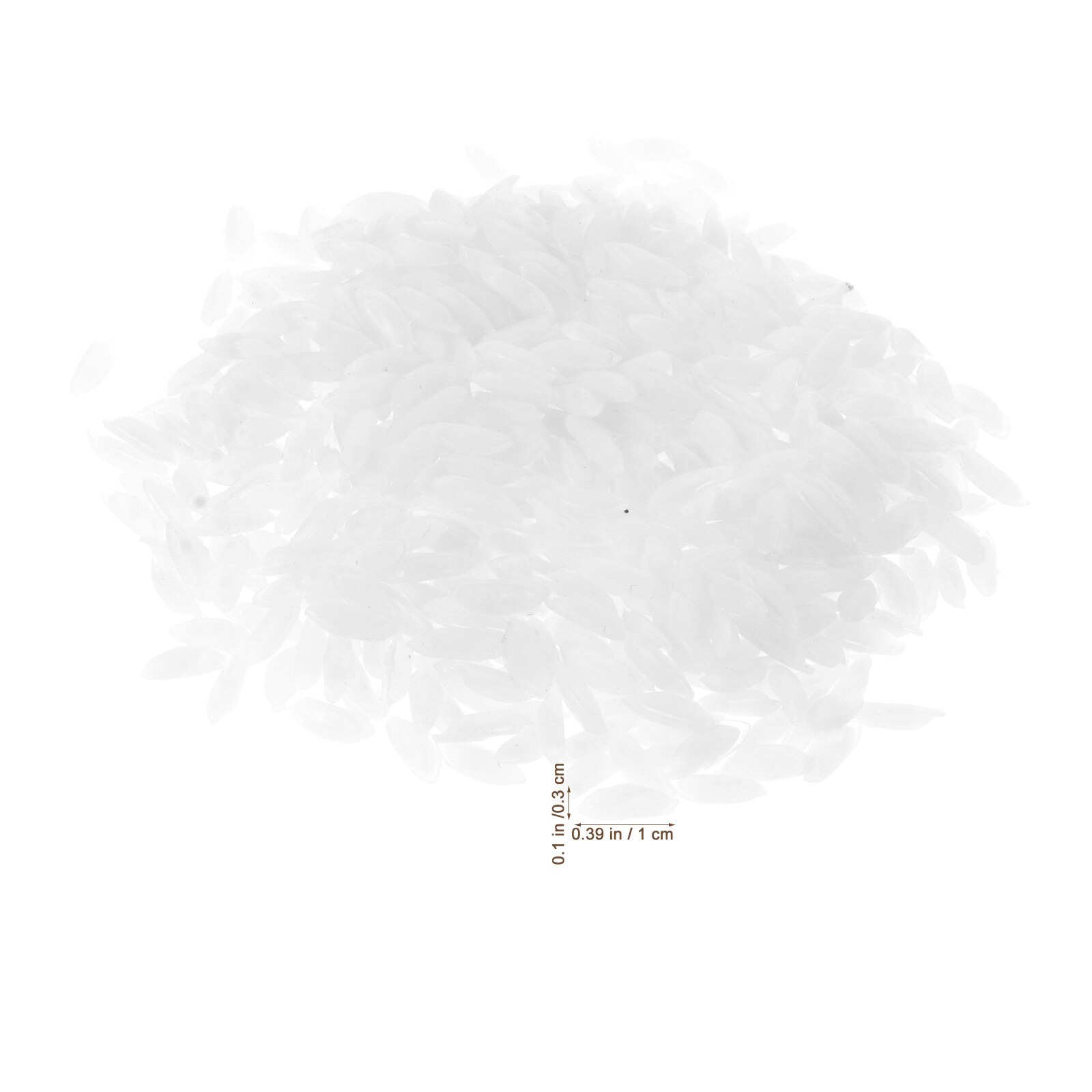 3 Packs of Artificial White Rice Simulated Rice Mo... – Grandado