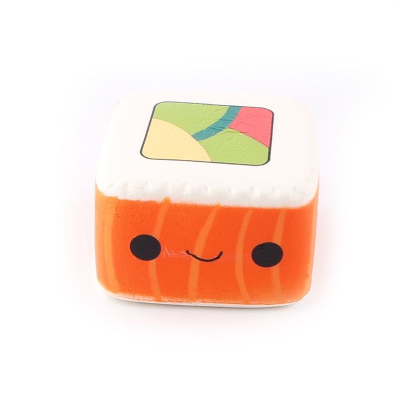 Kawaii Square Japanese Sushi Squishy Simulation Sl... – Grandado