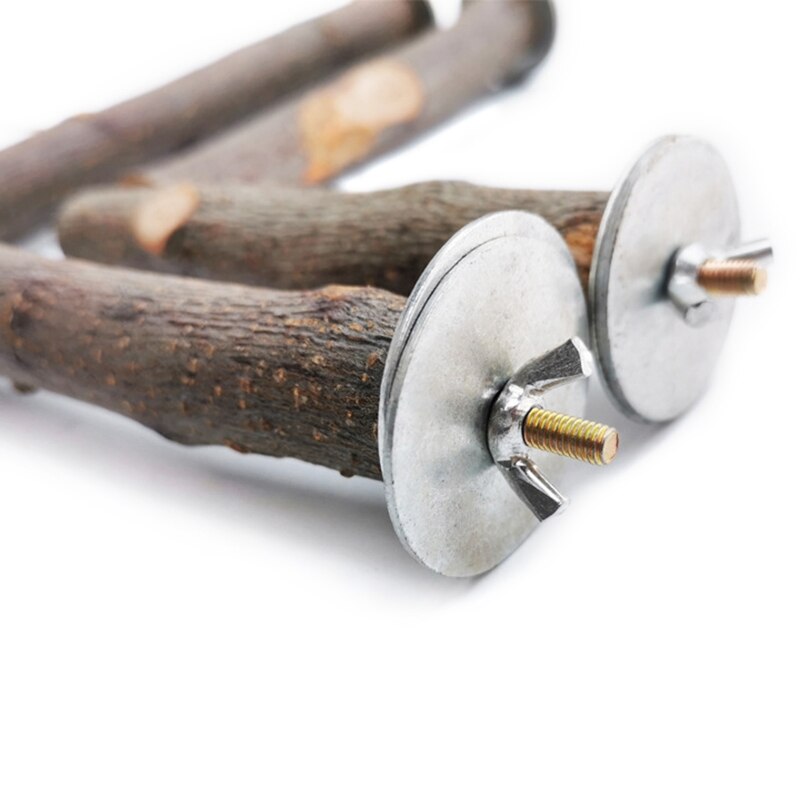 Bird Perches Natural Wood Stand L-shaped Bar Bird ... – Grandado