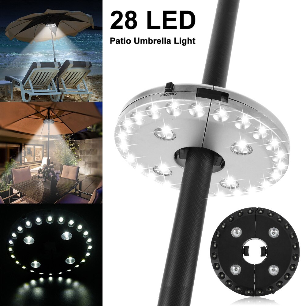 Draadloze Parasol Licht Led Paraplu Parasol Nachtl... – Grandado