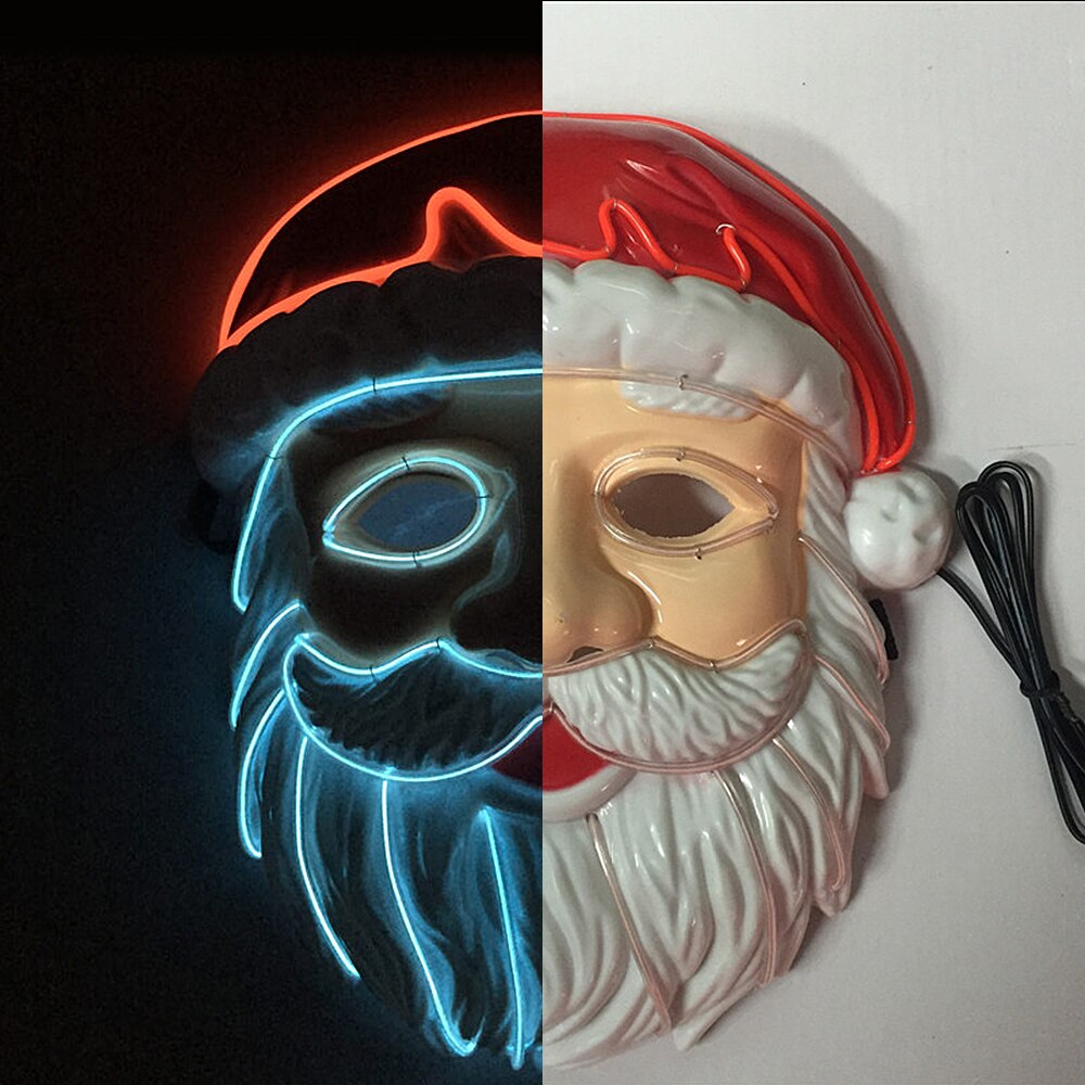 Funny Gag Toy Mask Santa Claus Wig Beard Costume S... – Grandado