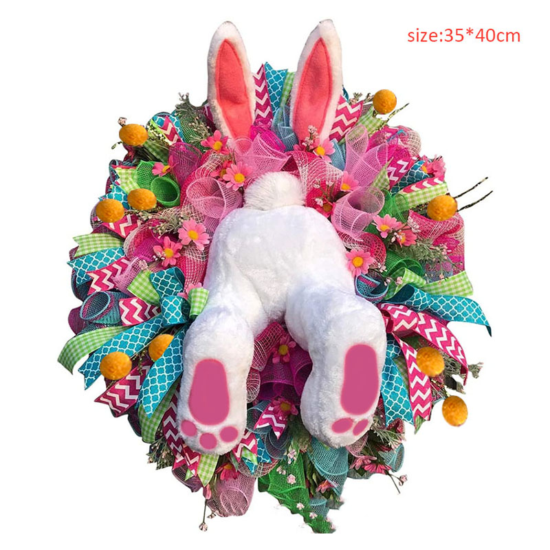 Colorful Easter Rabbit Garlands Door Oranments Wal... – Vicedeal