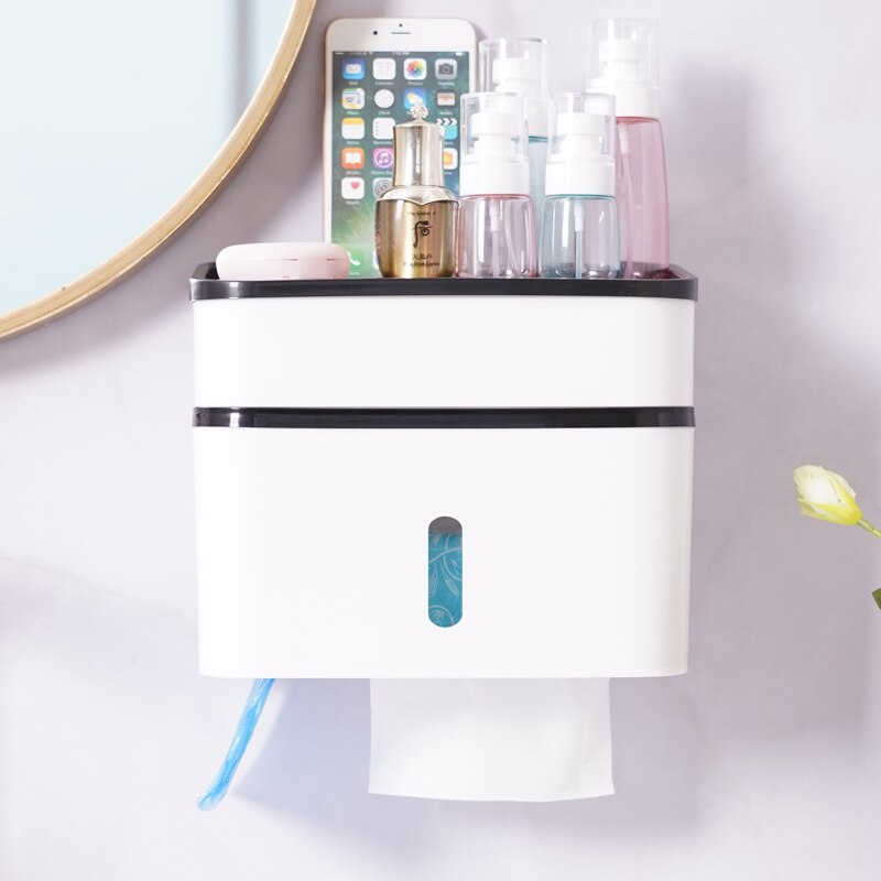 Toalettpapper låda toalettpapper förvaring hylla v... – Vicedeal