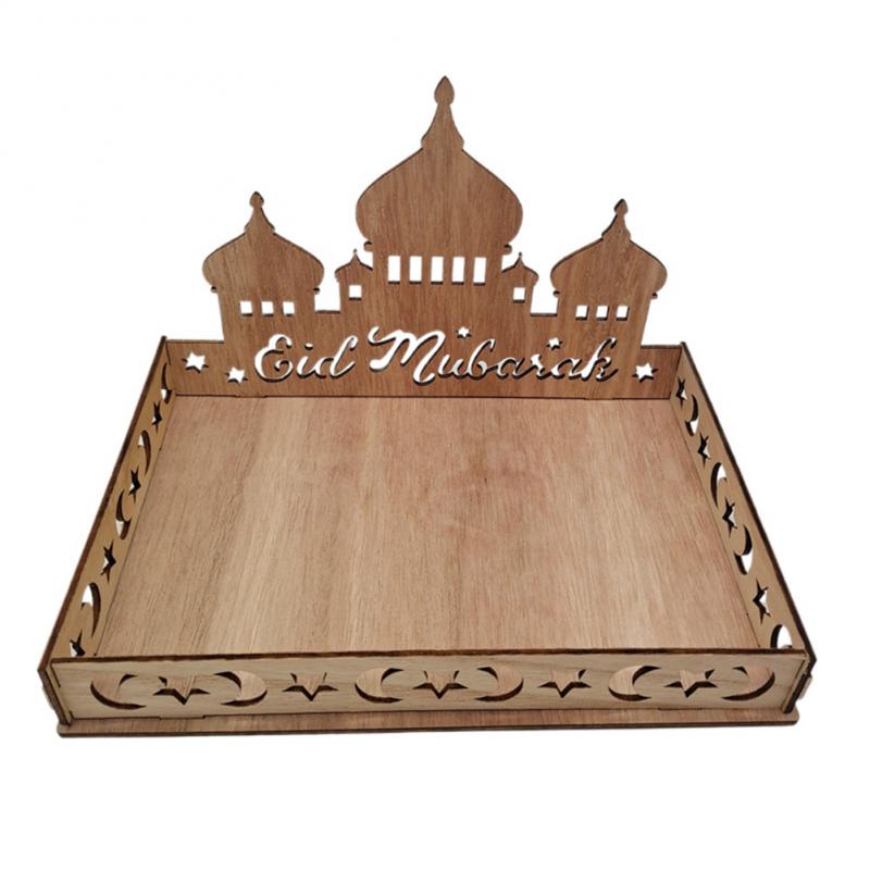 Wooden Tray Ramadan Table Decorations Dessert Tray... – Grandado