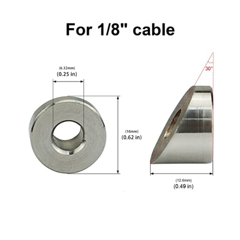 Y L Edelstahl 1/4 "30 Grad Winkel Abgeschrägten Sc... – Vicedeal
