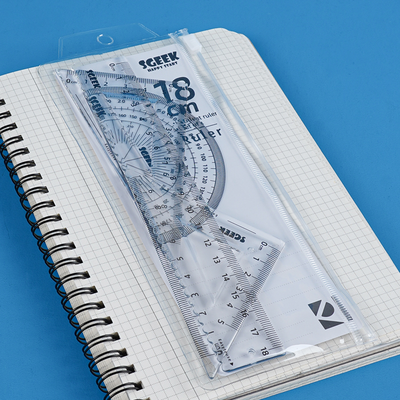 18cm Ruler Set, Student Drawing Stationery Set, Tr... – Grandado