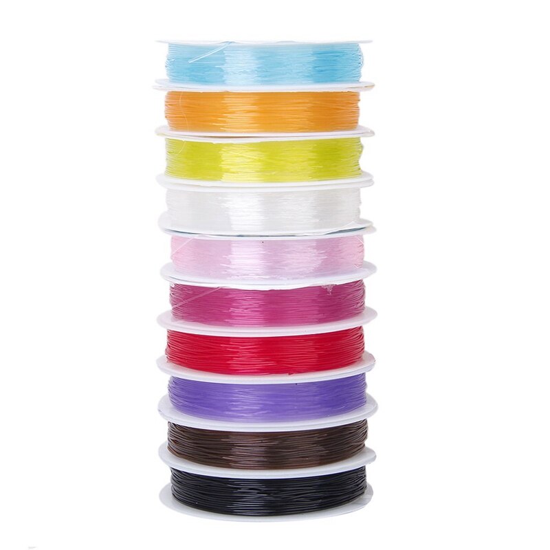 10 Rolls of Crystal Elastic Beading Cord Thread fo... – Vicedeal