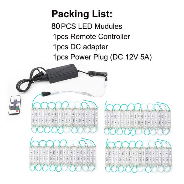 Led Modules Licht Smd 5050 3LED DC12V Waterdichte ... – Grandado