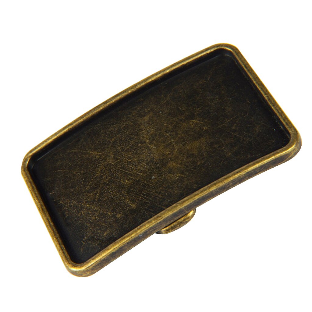 Vintage Classic Rectangle Blank DIY Bronze Metal B... – Grandado