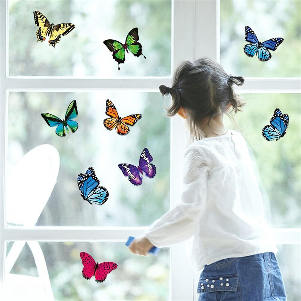 20PCS Butterfly Window Stickers Beautiful 3d Butte... – Grandado