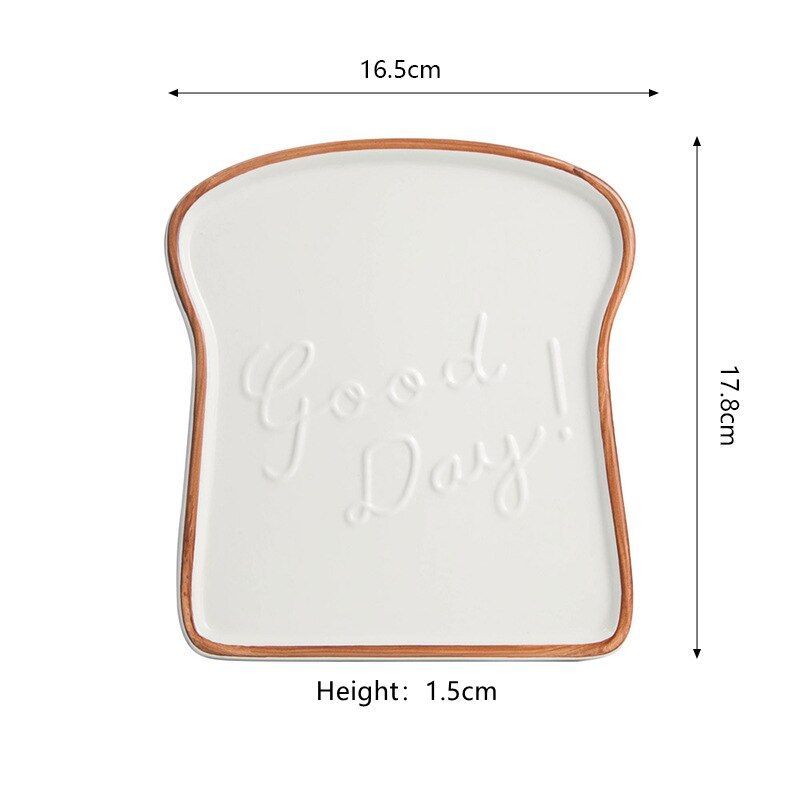 Cutelife Nordic Ceramic Bread White Small Plate Ki... – Vicedeal
