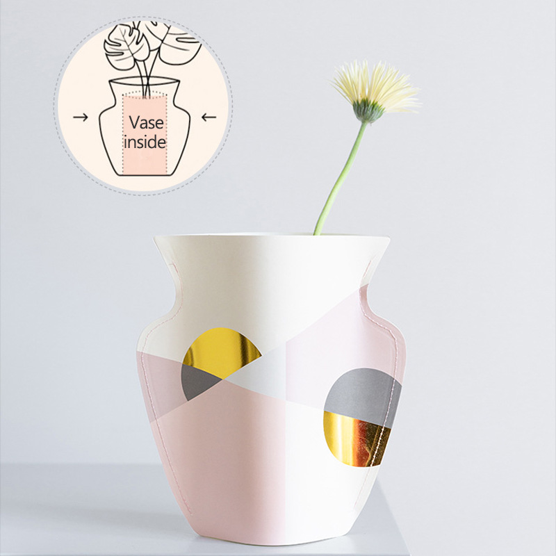 Strongwell Modern Geometry Face Vase Double Sided ... – Grandado