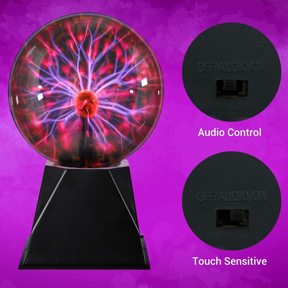 Plasma Ball Light Sphere USB Rechargeable Lamp Voi... – Grandado