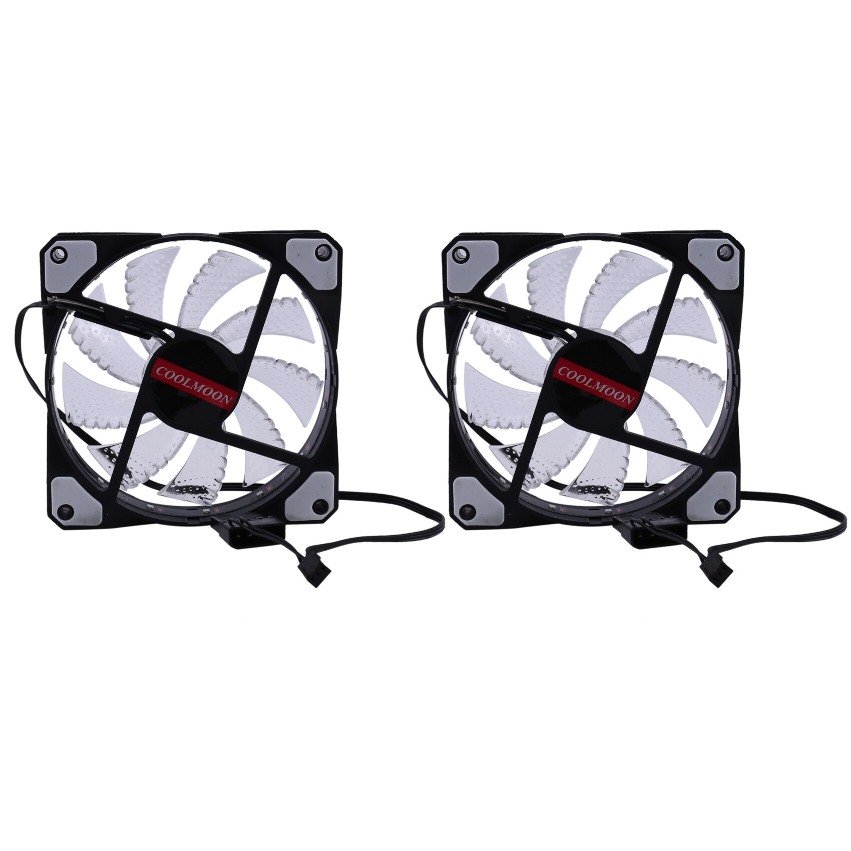 COOLMOON 120mm 15 Light Streamer LED PC Case Cooli... – Vicedeal