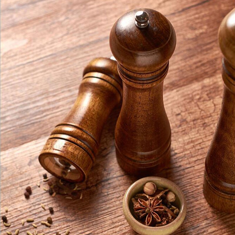 Classical Oak Wood Pepper Spice Mill Grinder Handh... – Vicedeal