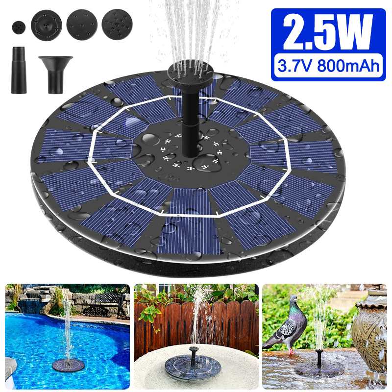 6V Floating Solar Fontein Tuin Fontein Zwembad Vij... – Grandado
