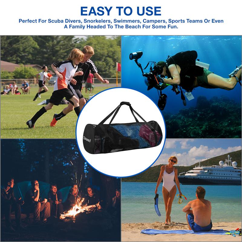 Clispeed 1PC Mesh Duffle Bag Lightweight Portable ... – Vicedeal