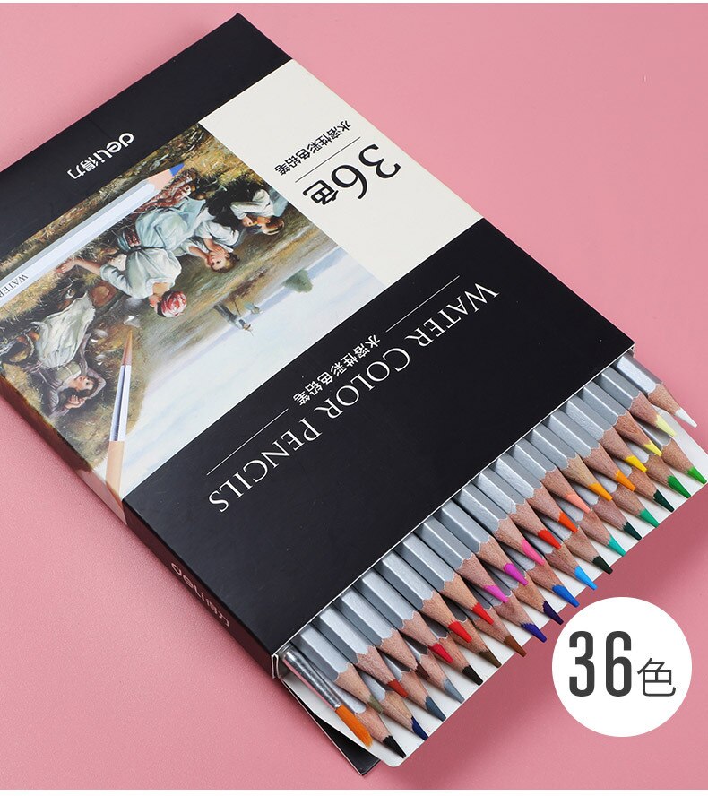 24/36/48 Colorful Colors/Box Water Color Pencil Pe... – Grandado