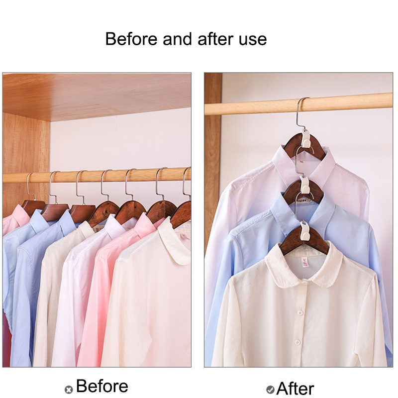 12/6 PCS Mini Clothes Hanger Connector Hooks Casca... – Grandado
