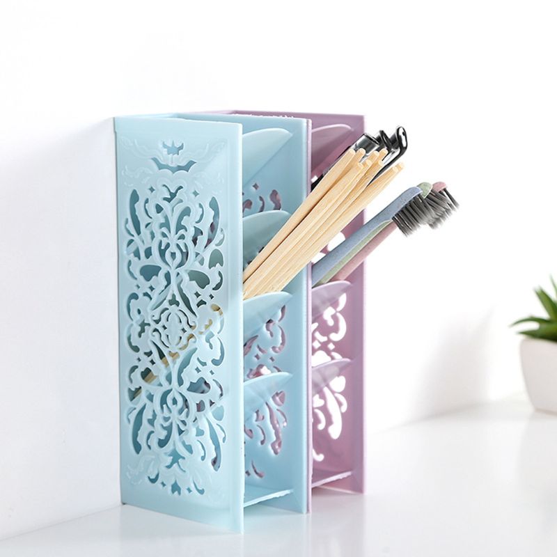 4 Grid Desktop Pen Holder Office School Standing S... – Vicedeal