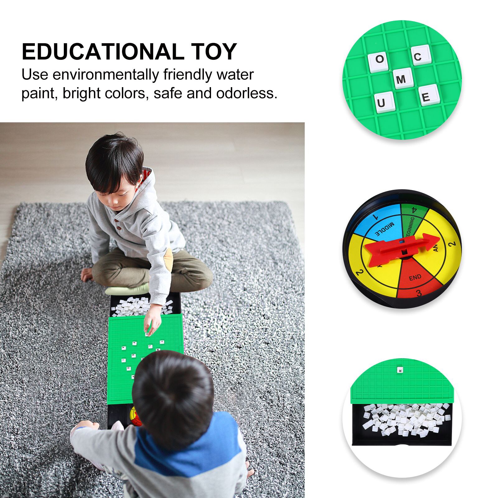 1 Set Educational English Words Spell Kids Interac... – Vicedeal