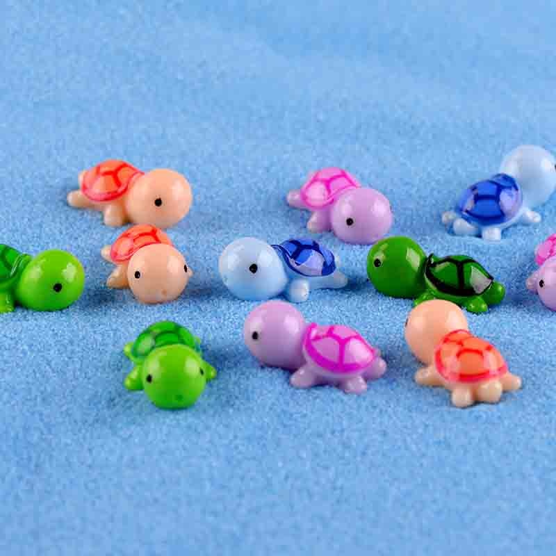 5 Pcs Colorful Mini Turtle DIY Toys Crafts Figure ... – Grandado