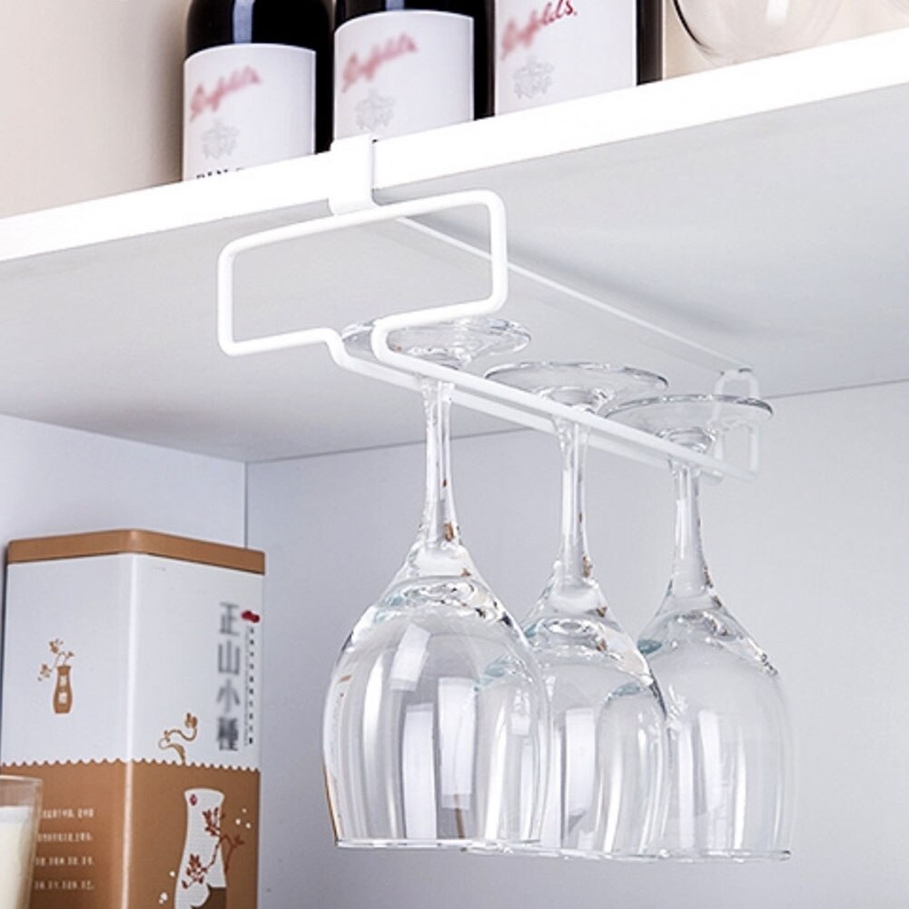 Metal Wine Glass Rack Practical Glass Holder Bar H... – Grandado