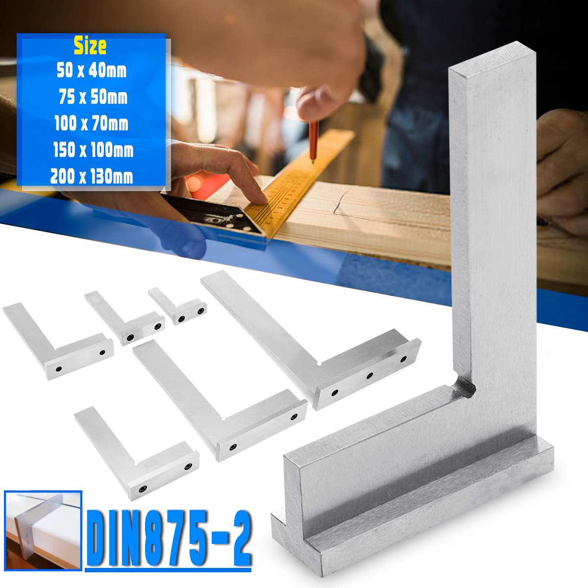 Monikoko 50x 40mm ~ 200 x 130mm din 875-2 luokka 9... – Grandado