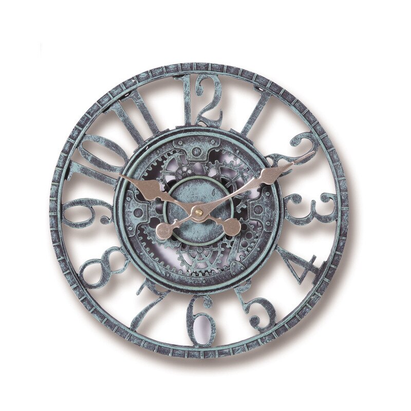 12 Inch Retro Wall Clock Garden Waterproof Decorat... – Grandado