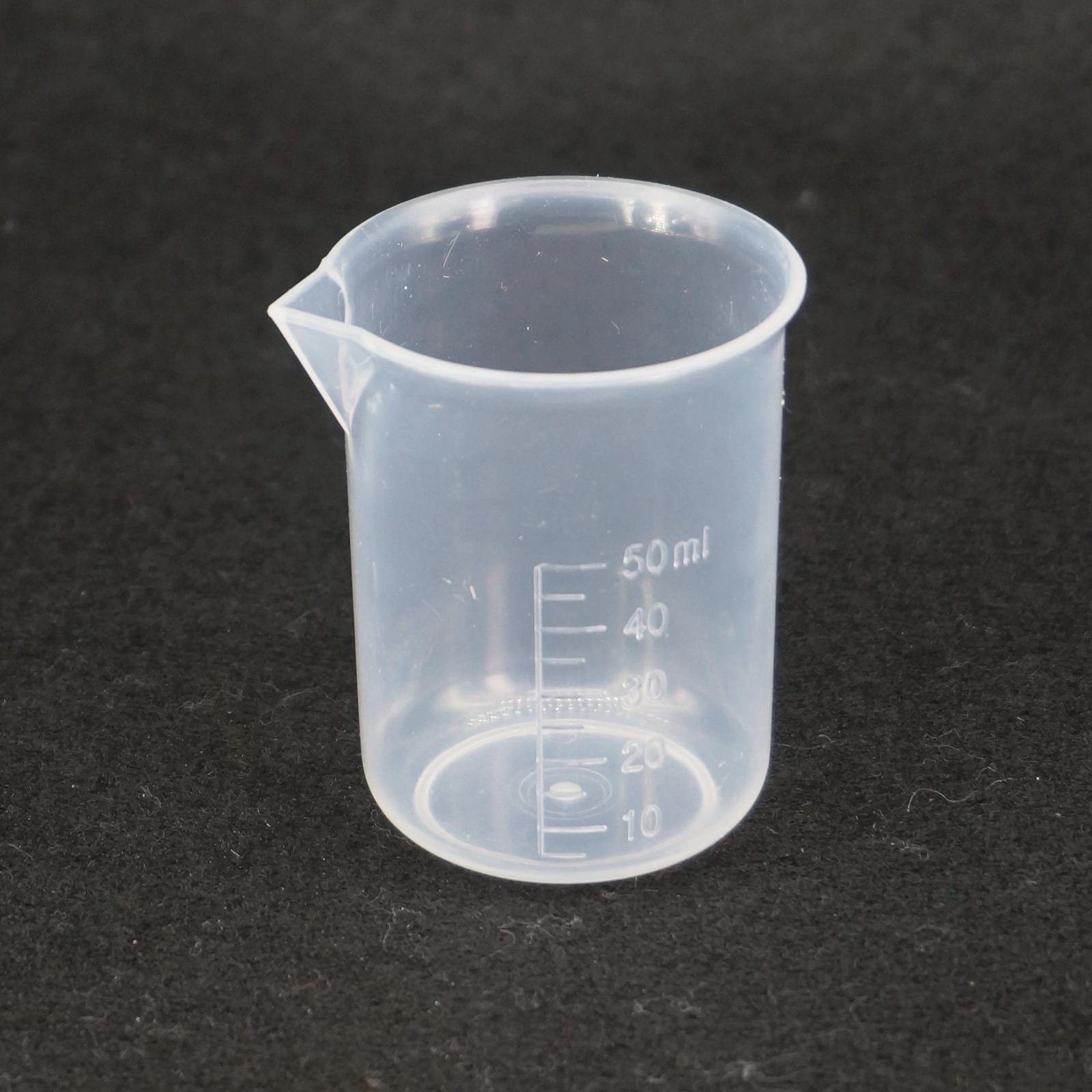 50ml Plastic Polypropylene PP Measuring Beaker Lab... – Grandado