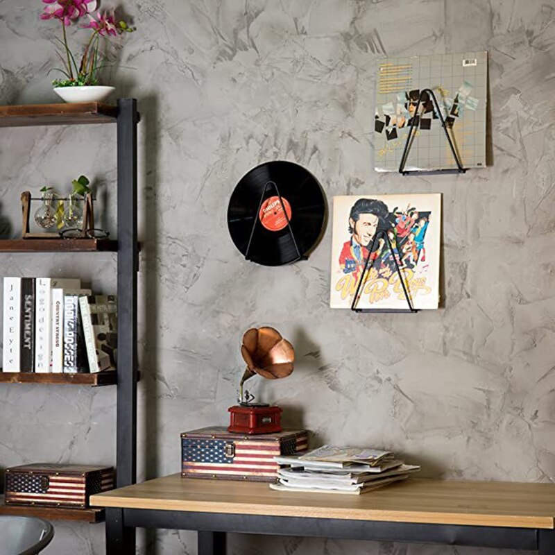 Vinyl Record Storage Holder Wall Mount LP Album Re... – Vicedeal