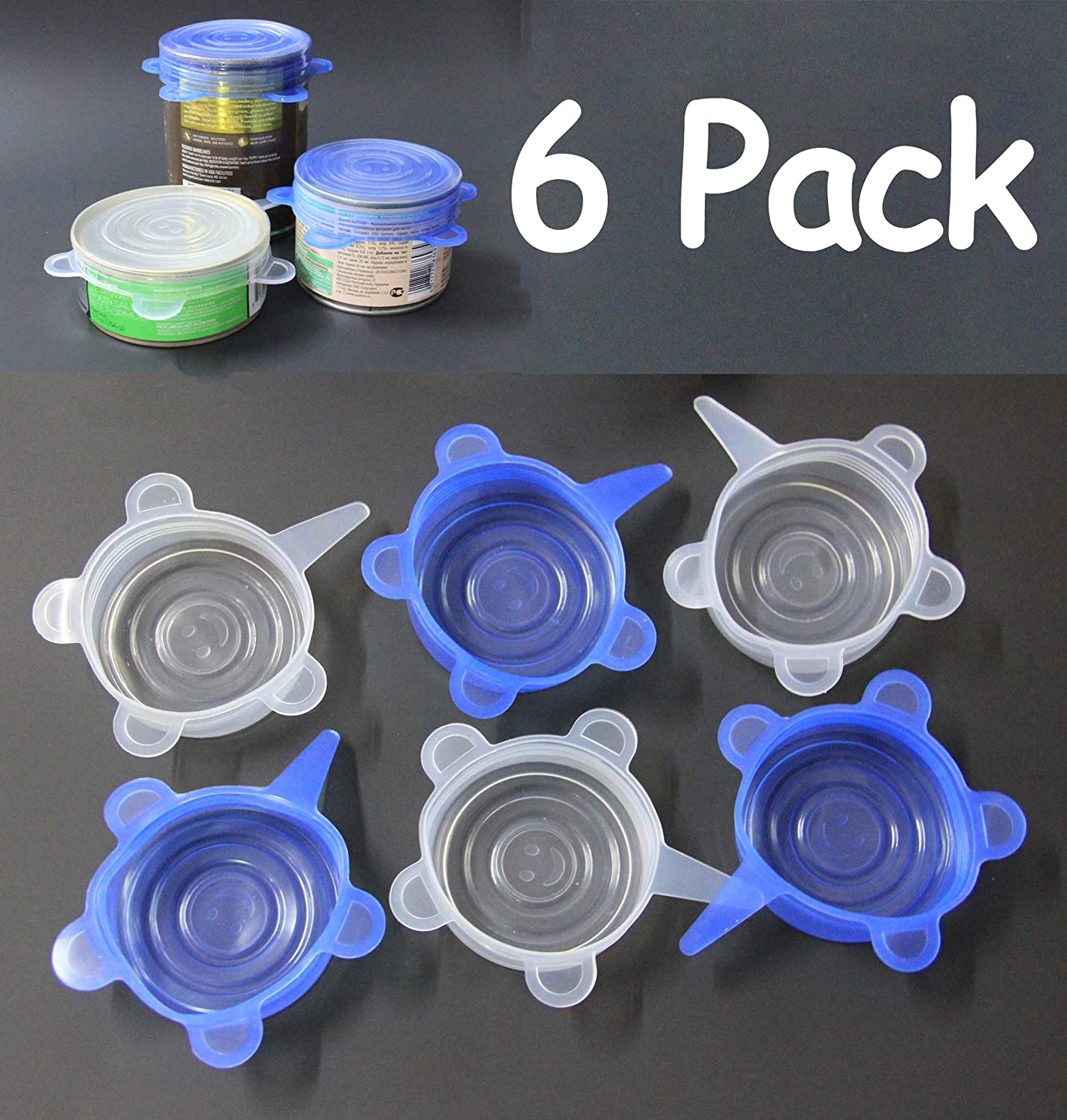 Pet Food Can Lids, Silicone Stretch Can Lids Cover... – Vicedeal