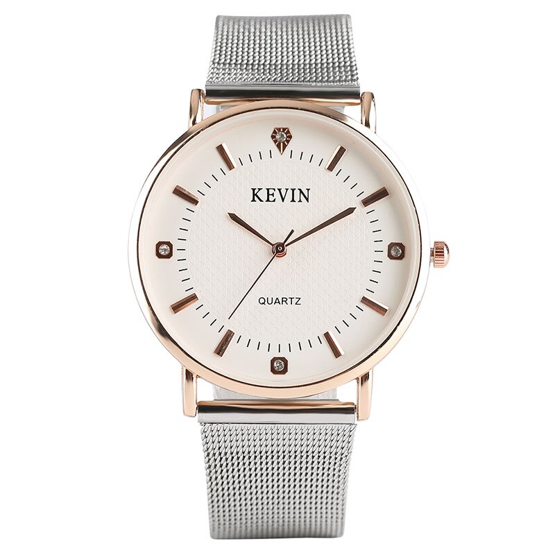 KEVIN Simple Style Stainless Steel Band Women Quar... – Grandado
