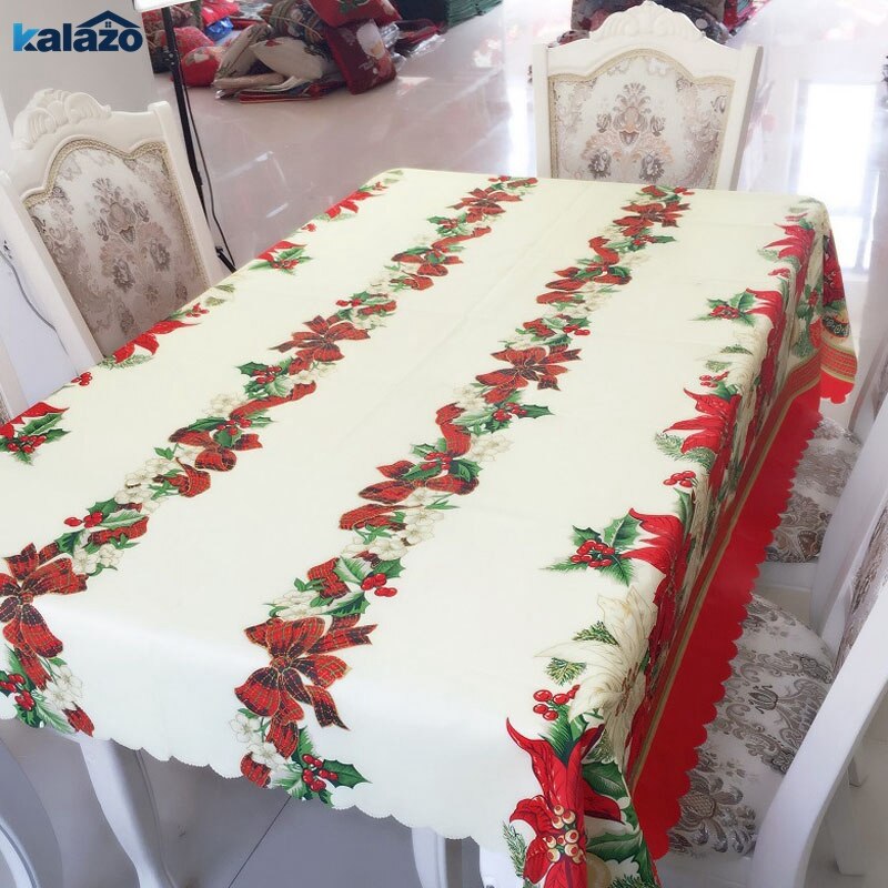 Jaar Tafelkleed Kerst Plastic Rechthoekige Tafel D... – Vicedeal