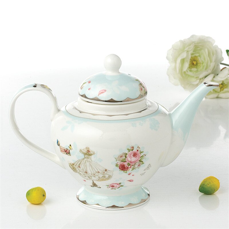 European Style Milk Cup Bone China Teacup with Sau... – Grandado