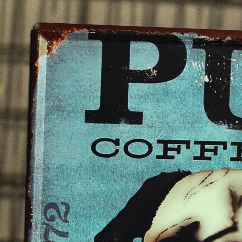 Vintage Industrial Style Tin Sign Metal Plaques Sh... – Vicedeal