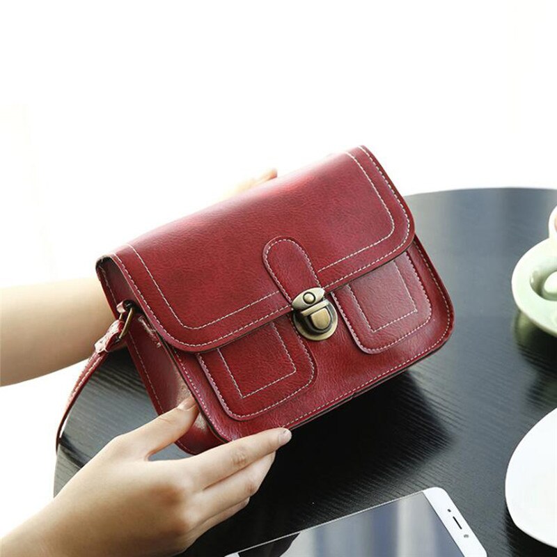 6 Colours Women Bag Ladies Retro Shoulder Bag Mess... – Vicedeal