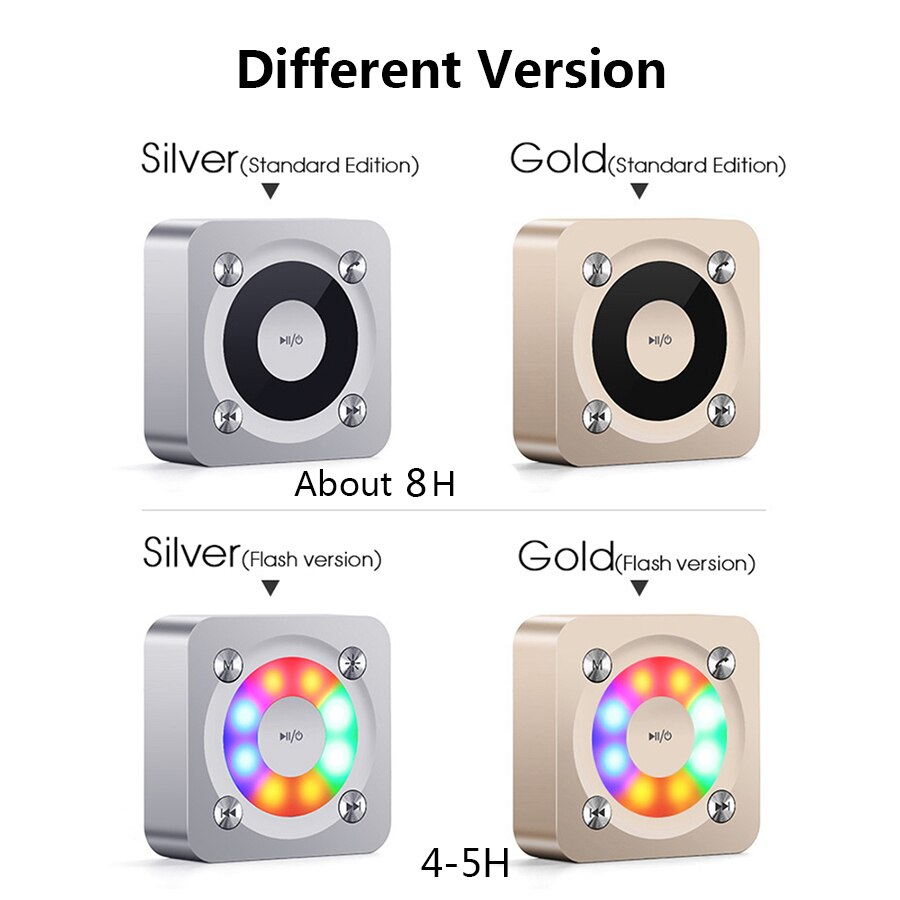 FEIKU Gold A11 HIFI Bluetooth Lautsprecher Tragbar... – Grandado