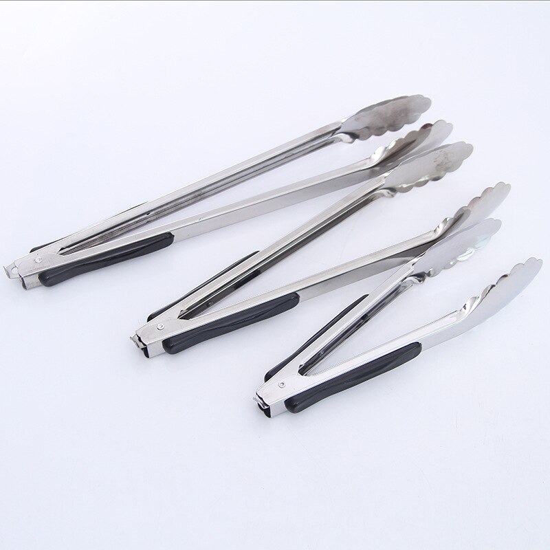 Stainless Steel Kitchen Heat Resistant Food Tongs ... – Vicedeal