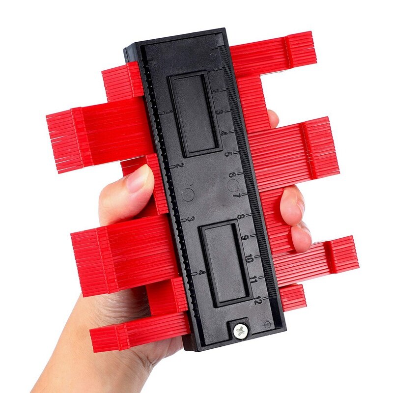 3 Pieces Contour Gauge Plastic Profile Gauge Multi... – Grandado