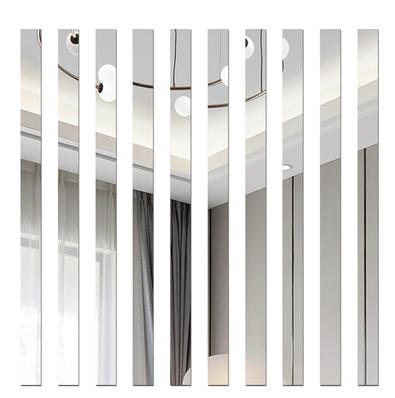 Acrylic mirror wall stickers self-adhesive decorat... – Grandado