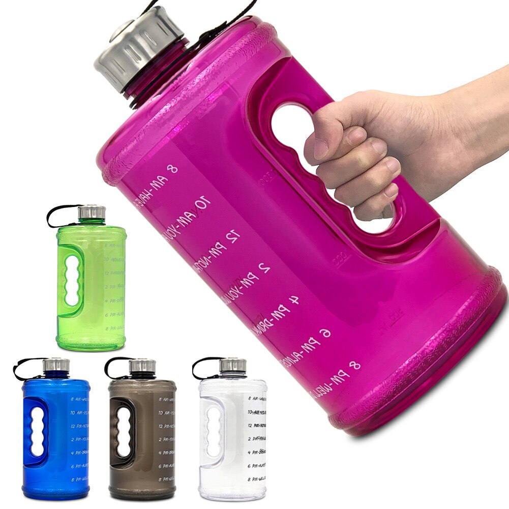 Water Bottle 2.2L with Handle Large Capacity Plast... – Vicedeal