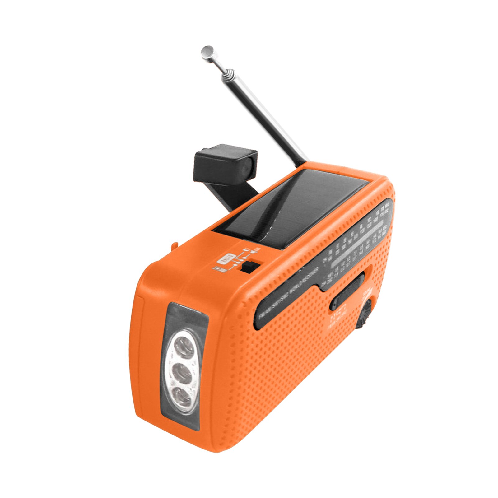 Emergency Radio Hand Crank Solar Radio 1200mAh Rec... – Grandado