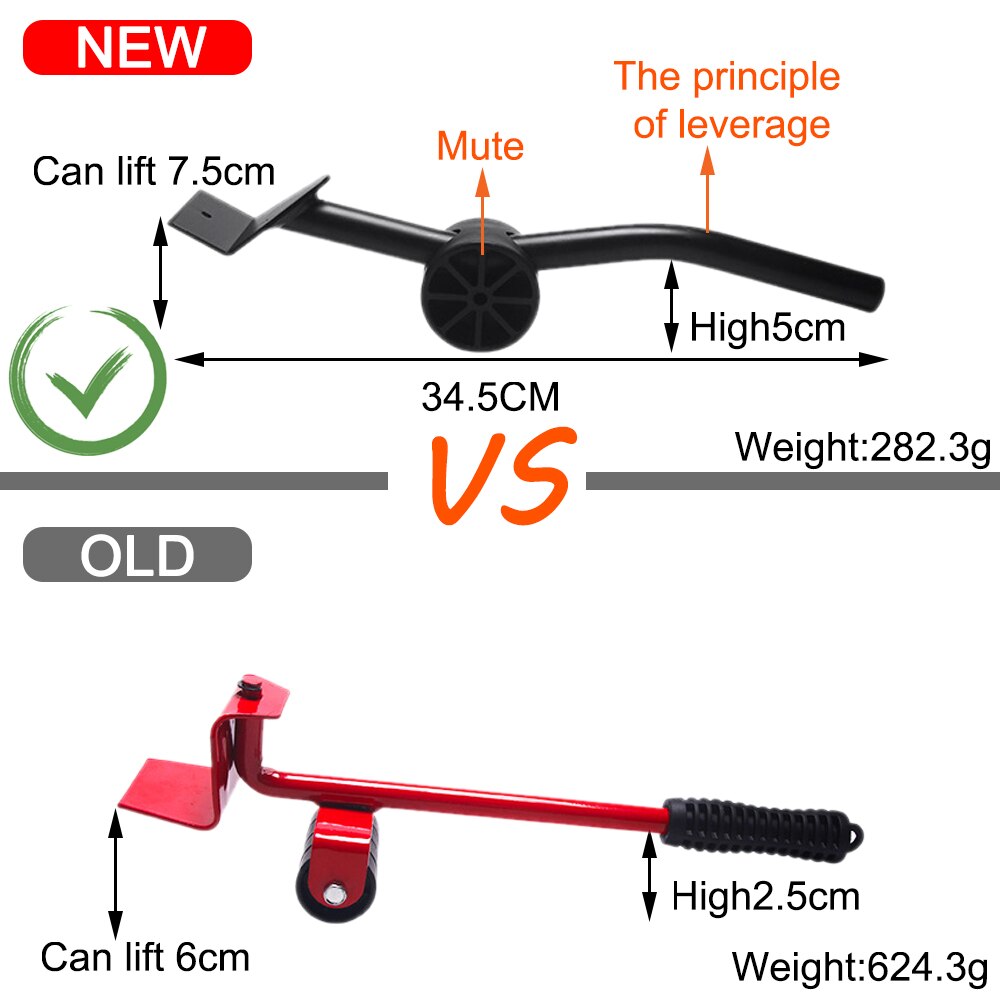 5Pcs/ Set Furniture Transport Lifter Hand Tool Set... – Grandado